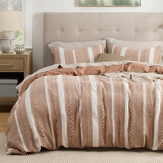Extra Soft Textured Comforter Cover with Zipper Closure - Bed Bath ...