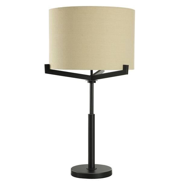 Brushed Black - Industrial Tall Table Lamp With Multi Arm Supports ...