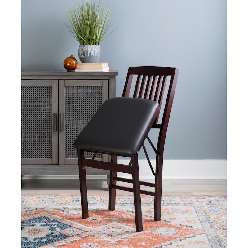 Linon Porch & Den Lowell Espresso Folding Chair (Set of 2) - On Sale ...