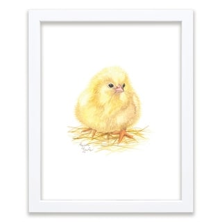 "Barnyard Littles" - Chick - Individual Framed Print - White - 16" x 20 ...