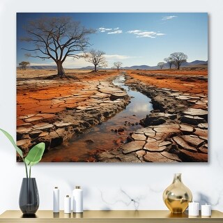 Designart "Landscape Australia Outback Spectrum III" Landscapes Wall ...