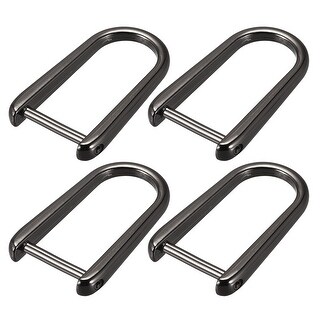 Purse Strap Rings, 4Pcs 45mm Metal Screw-in Shackle Buckle for Bag ...