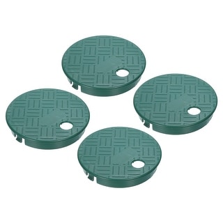 6 Inch Sprinkler Valve Box Cover, 4 Pack Irrigation Valve Box Cover Lid ...