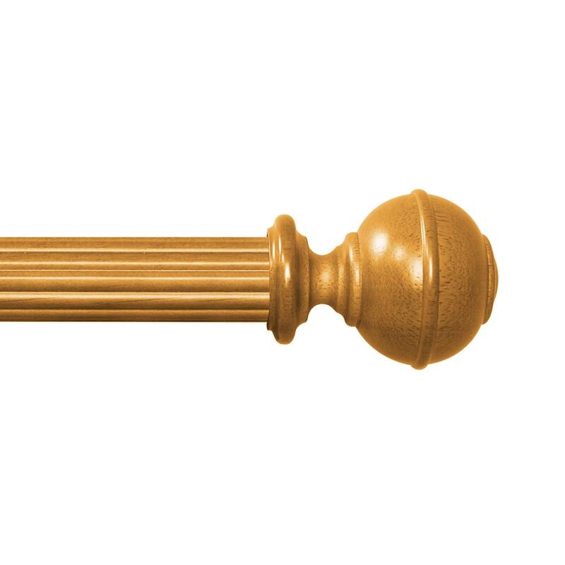 Mix & Match Wood Finials for Wood Curtain Rod (2-Pack) - On Sale ...
