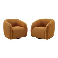 Kiptin 31.7"W 360 Degree Swivel Barrel Chair Set Of 2 - On Sale - Bed ...