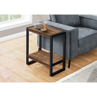 Industrial Accent Side End Table for Living Room and Bedroom with ...