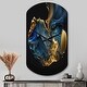 Abstract Marble Geode Blue And Gold - Abstract Liquid Ink Large Wall ...