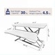 Desk Converters, Height Adjustable Sit to Stand Riser, Dual Monitor and ...