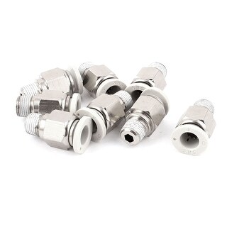 8 Pcs 8mm Tube 1/8 BSP Male Thread Quick Connector Pneumatic Air ...