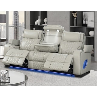 All Star Power Reclining Zero Gravity Gray Sofa - Bed Bath & Beyond ...