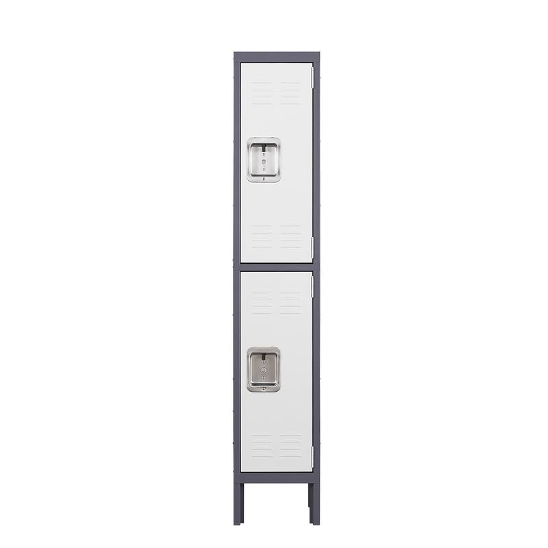 Metal Locker 2 Doors - Overstock - 36519697