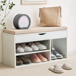 Shoe Stool, Entryway Storage Stool, Entryway Wooden Shoe Cabinet, Shoe ...