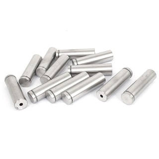 19mm x 70mm Advertising Frameless Glass Standoff Pins 12pcs - Silver ...