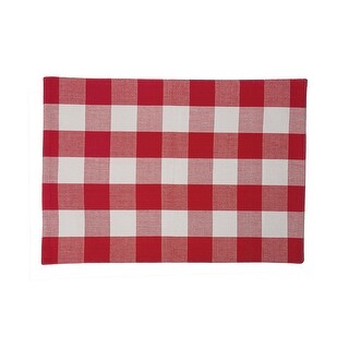 Franklin Checkered Plaid Red Placemat Set of 4 - Bed Bath & Beyond ...