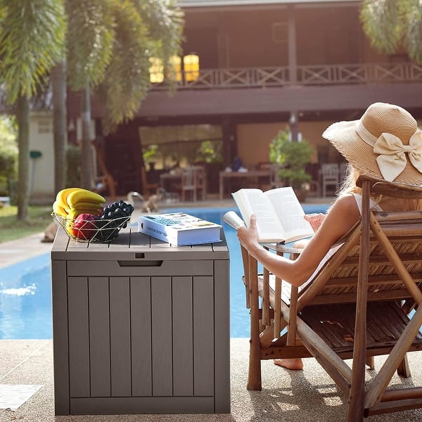 31 Gallon Outdoor Storage Waterproof Deck Box - Bed Bath & Beyond ...