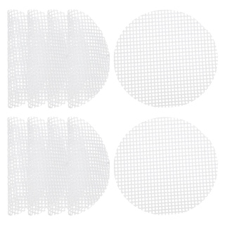 20 Pcs Reusable Round Non-Stick Steamer Liners Mesh Mat Pad, White ...