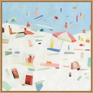 Summer Confetti IV by Emma Scarvey Framed Canvas Wall Art Print - Bed ...