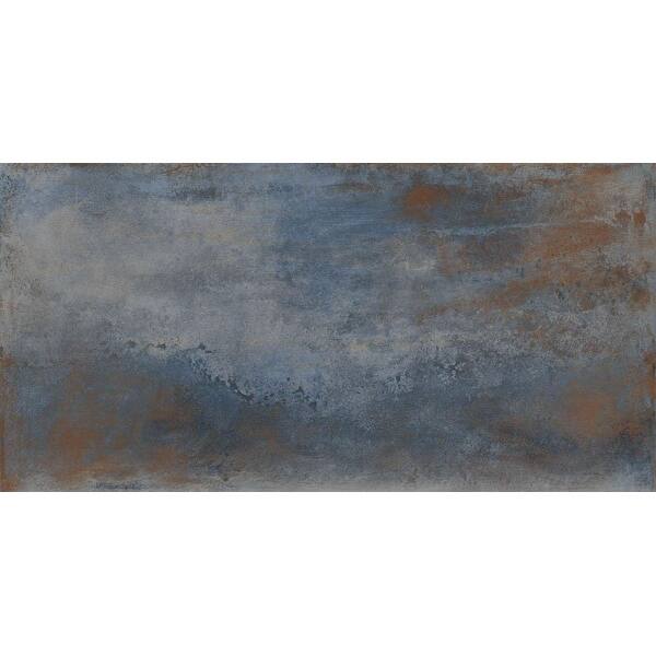 Industry Tile 24x48 Metallica Dark Blue Porcelain Tile (15.5 Sq. ft./2 ...