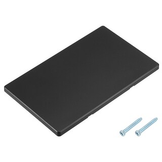 Light Rocker Switch Wall Panel 2 Gang PC Black Cover 146mm x 90mm for ...