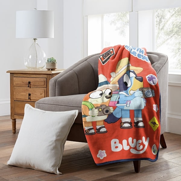 Bluey Road Trip Silk Touch Throw - Bed Bath & Beyond - 39052665
