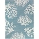 Caistor Coastal Coral Reef Pattern Tropical Area Rug - Bed Bath ...