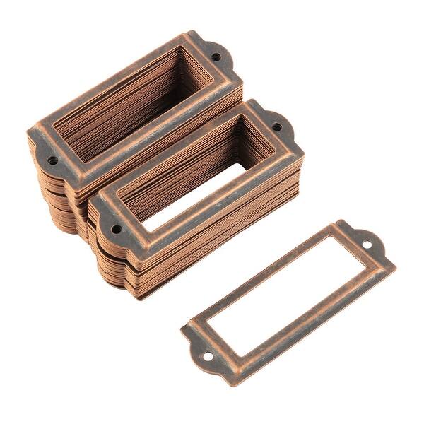 Library Drawer Cabinet Gift Box Tag Label Name Card Frame Holder 80pcs ...