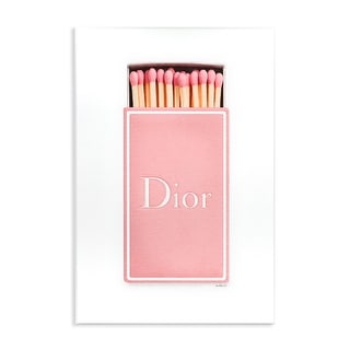 Stupell Pastel Pink Fashion Matchbox Wall Plaque Art Design By Amanda ...