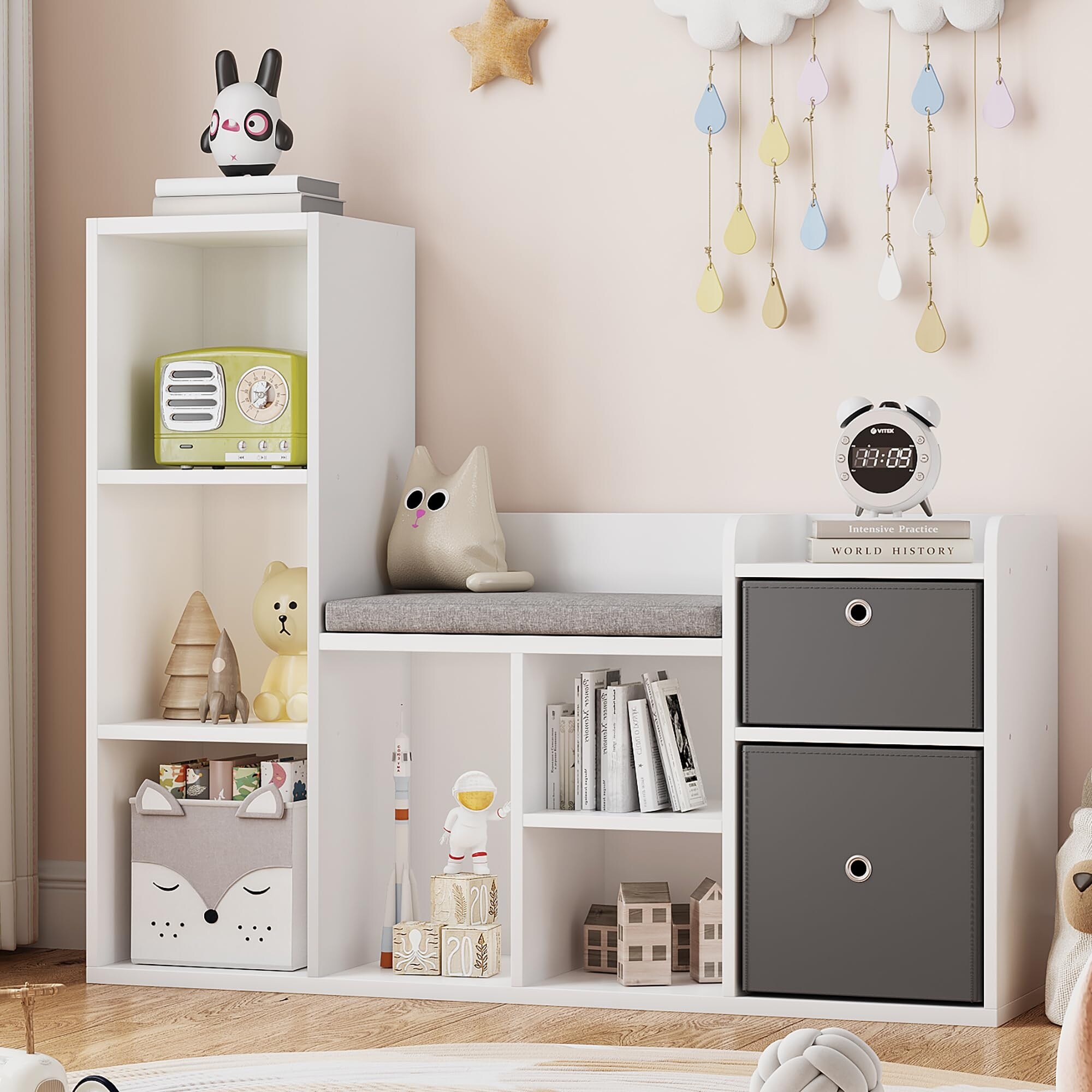 Kmart cube storage bench store