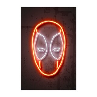 Deadpool Digital Neon Skull TV Movies Art Print/Poster - Bed Bath ...