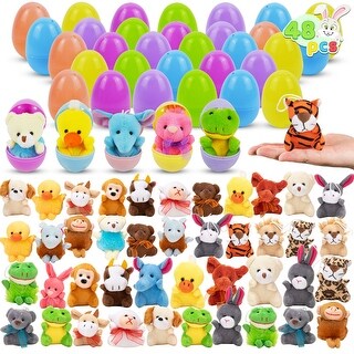 48 Prefilled Easter Eggs Plush Animal Toys - Bed Bath & Beyond - 40165706