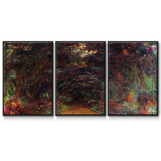 Path under the Rose Trellises, Giverny, 1920 - Multi Piece Framed ...