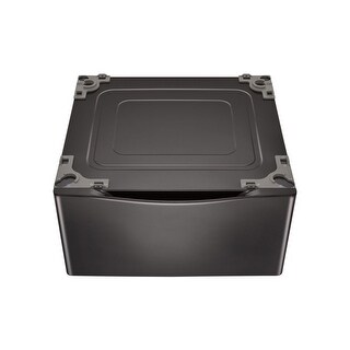 LG WDP4B Laundry Pedestal - Black Steel - Bed Bath & Beyond - 34299592