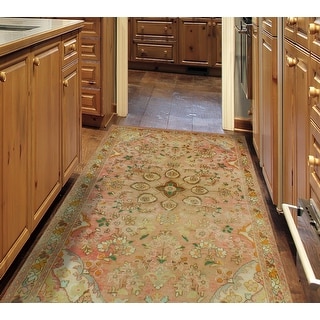 Noori Rug Fine Vintage Distressed Kaiya Rose/Gold Rug - 4'0" x 6'7 ...