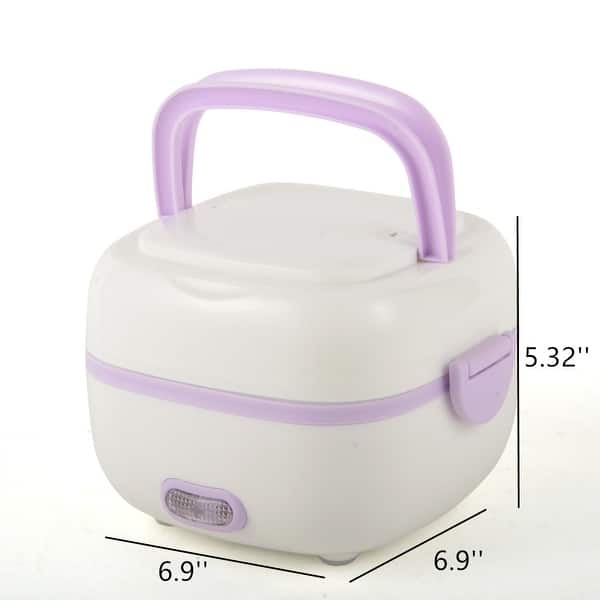 Portable Food Steamer Mini Electric Lunch Box Food Warmer - 7*7*5inches ...