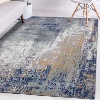 LUXE WEAVERS Modern Abstract Area Rug, Stain-Resistant Rug - 8' x 10 ...