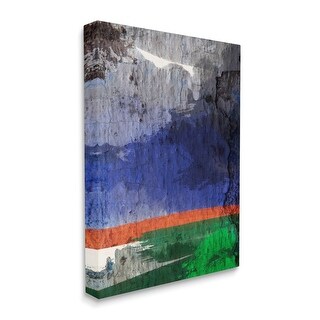 Stupell Murky Abstract Landscape Dark Storm Cloud Winds Canvas Wall Art ...
