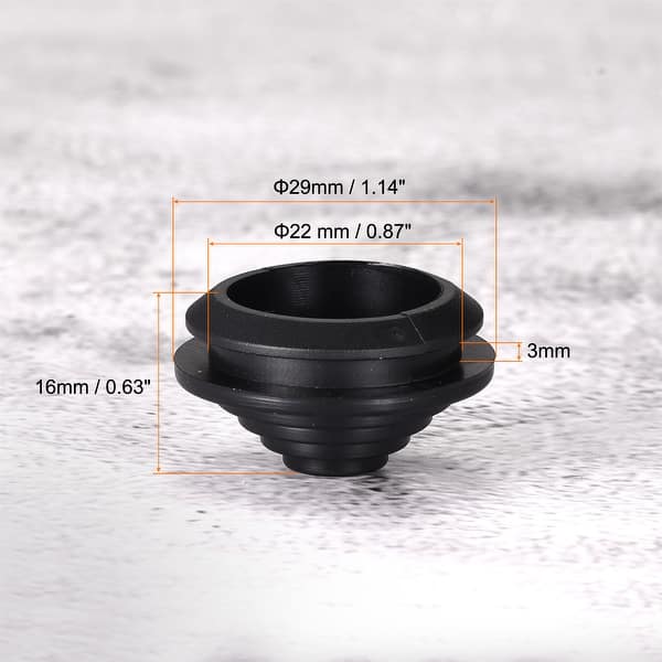 Rubber Grommet Conical for Wire Protect of Thick Plate 4pcs - Black ...