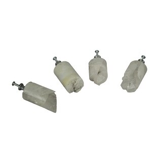 White Quartz Crystal Core Drawer Handles Cabinet Pulls Furniture Decor ...