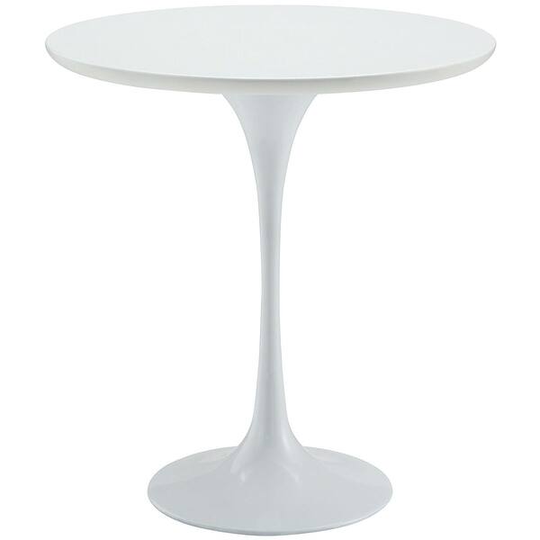 Daily Boutik Mid Century Modern Classic 20-inch Round Side Dining Table ...