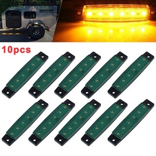 10pcs LED Side Marker Indicators Light Truck Trailer Light - Bed Bath ...