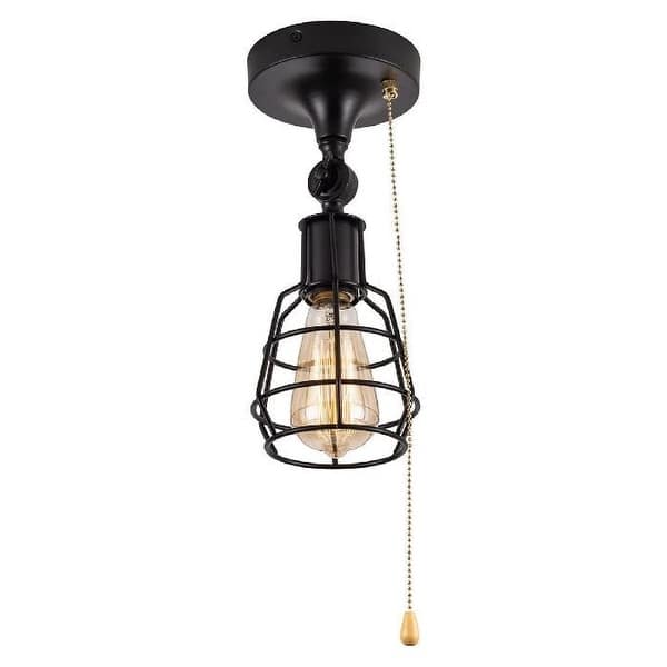 Oil Black light fixture with pull chain 1 Light pull light fixture ...