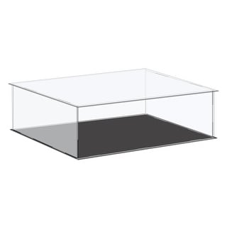 Acrylic Display Case Plastic Box Cube Storage Small Dustproof Showcase ...