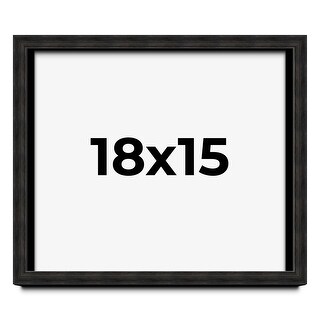 18x15 Shadow Box Black Rustic Barnwood Display Frame | 1.125 Inch - Bed ...