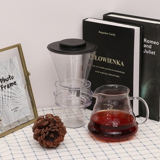 Large Opening Coffee Pot Set, Coffee Filter Tool with 2 Meshes - Bed ...