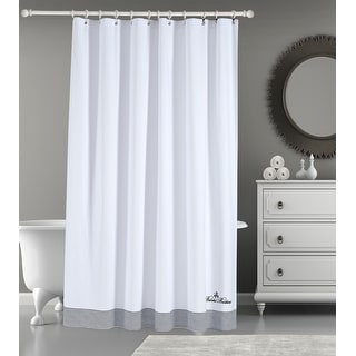 Brooks Brothers Rope Stripe Border Shower Curtain - Bed Bath & Beyond ...