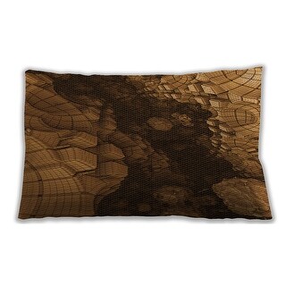 Ahgly Company Patterned Indoor-Outdoor Blood Night Red Lumbar Throw ...