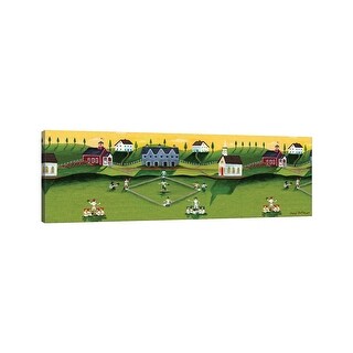 iCanvas "Primitive All American Country Baseball Game" by Cheryl ...