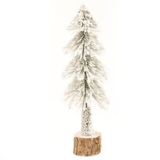 Heavy Snowy Pencil Tree 16" - 16"H x 3"W - Bed Bath & Beyond - 32399514