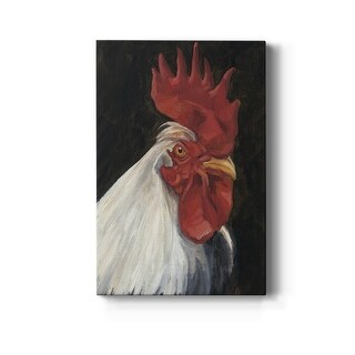 Rooster Portrait I Premium Gallery Wrapped Canvas - Ready to Hang - Bed ...