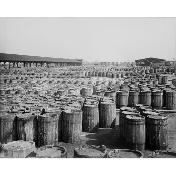 Hundreds Of Barrels On The Wharf Of Savannah History - Bed Bath ...